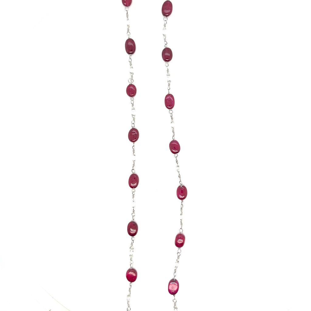 Platinum and Ruby Necklace – Glenn Bradford Fine Jewelry